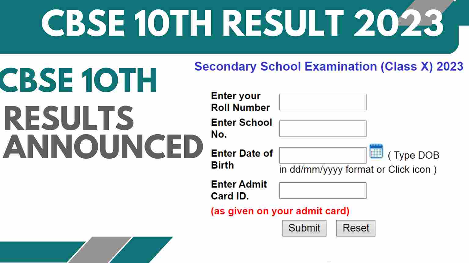 Cbse 10th Result